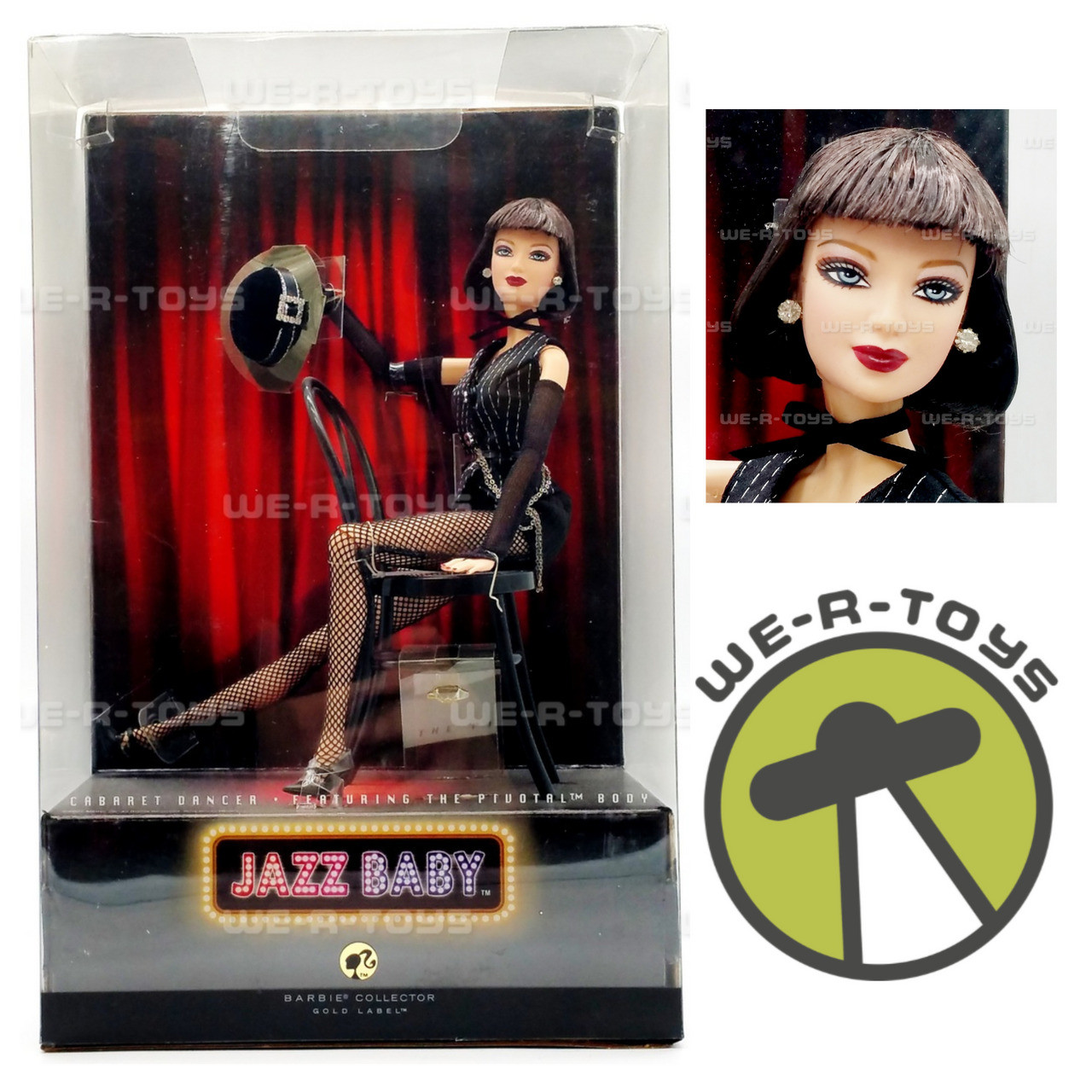 Barbie Jazz Baby Cabaret Dancer Brunette Doll 2007 Mattel L6251 - We-R-Toys