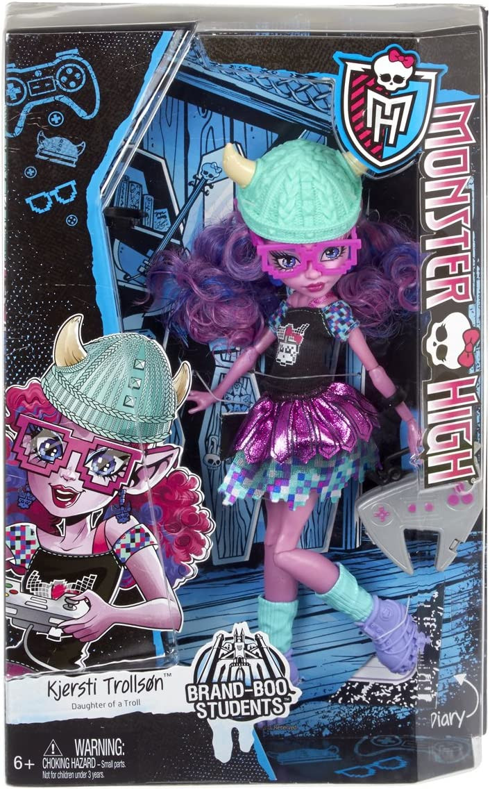 Monster High Brand-Boo Students Kjersti Trollson Doll 2015 Mattel CJC62 ...