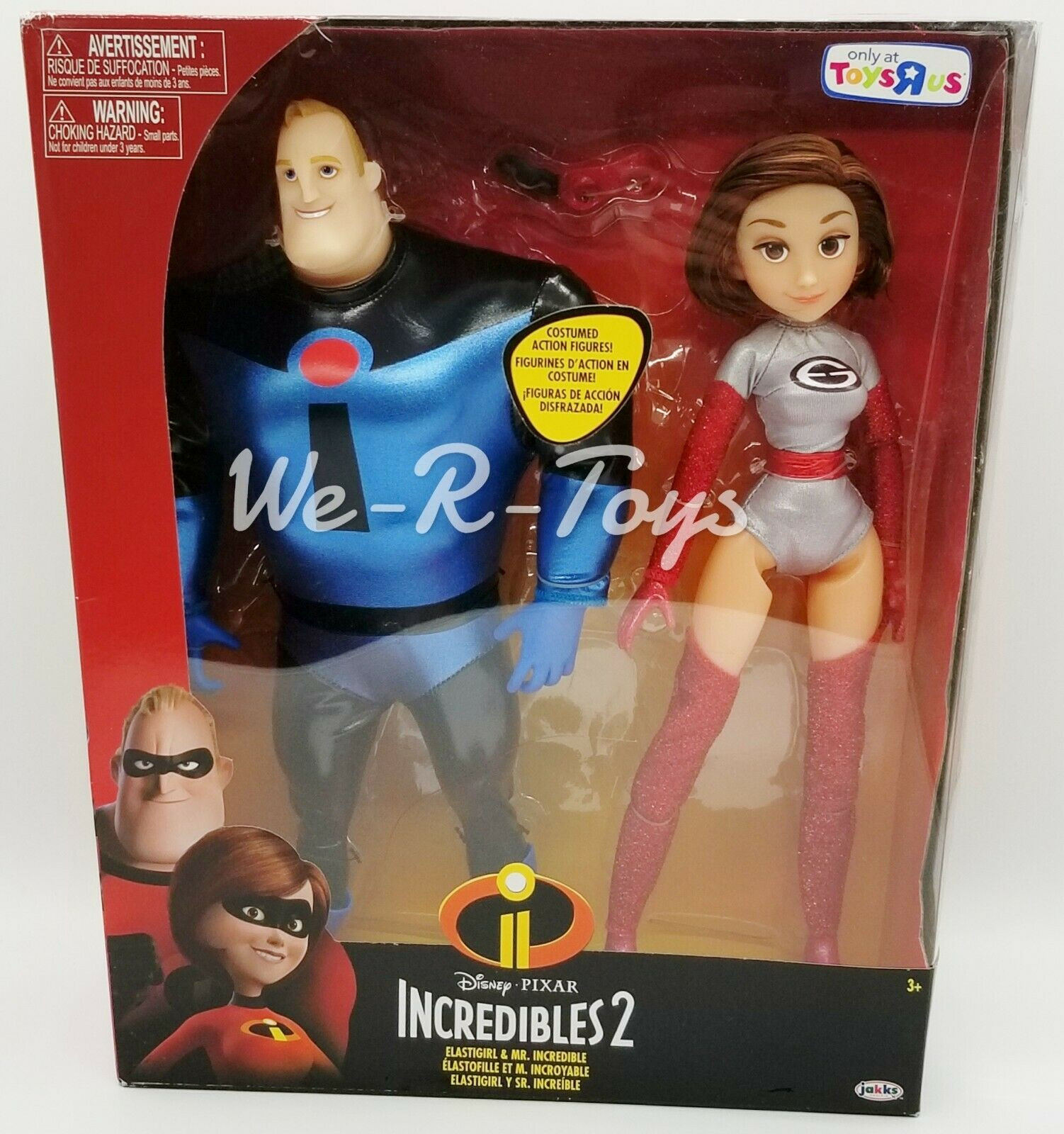 Disney's Incredibles 2 Costumed Action Figures Elastigirl & Mr ...