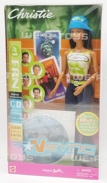 NSYNC #1 Fan Barbie Doll with Exclusive CD Single Remix 2000 Mattel ...