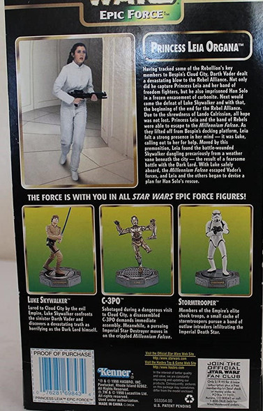 Star Wars The Power of the Force Princess Leia as Jabba's Prisoner Action Figure - We-R-Toys