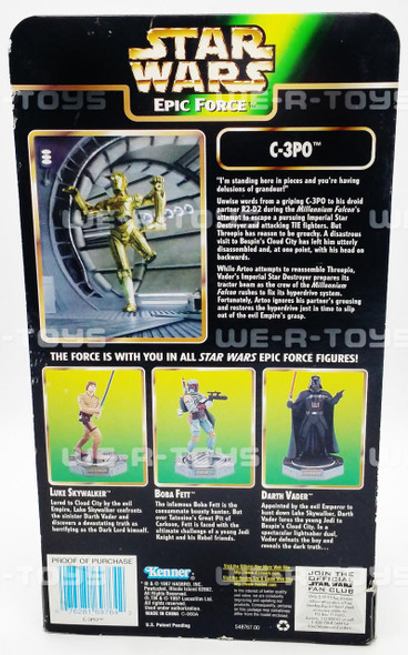 Star Wars Epic Force 6" Boba Fett Rotating Action Figure 1997 Kenner 69763 - We-R-Toys