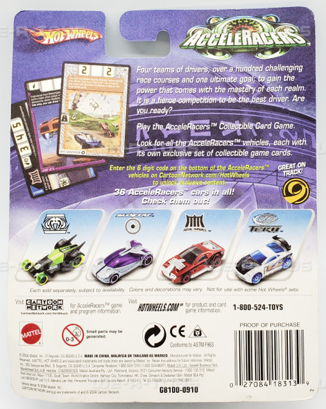 Hot Wheels AcceleRacers Accelium Car Mattel 2004 #G8121 NEW - We-R-Toys