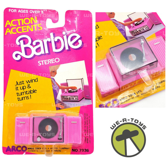 Barbie Action Accents Stereo Radio Doll Accessory 1989 Mattel #7936 ...