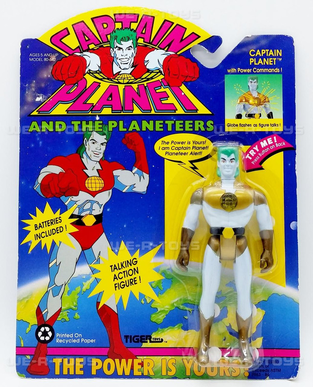 Captain Planet and the Planeteers Captain Planet with Power Commands ...