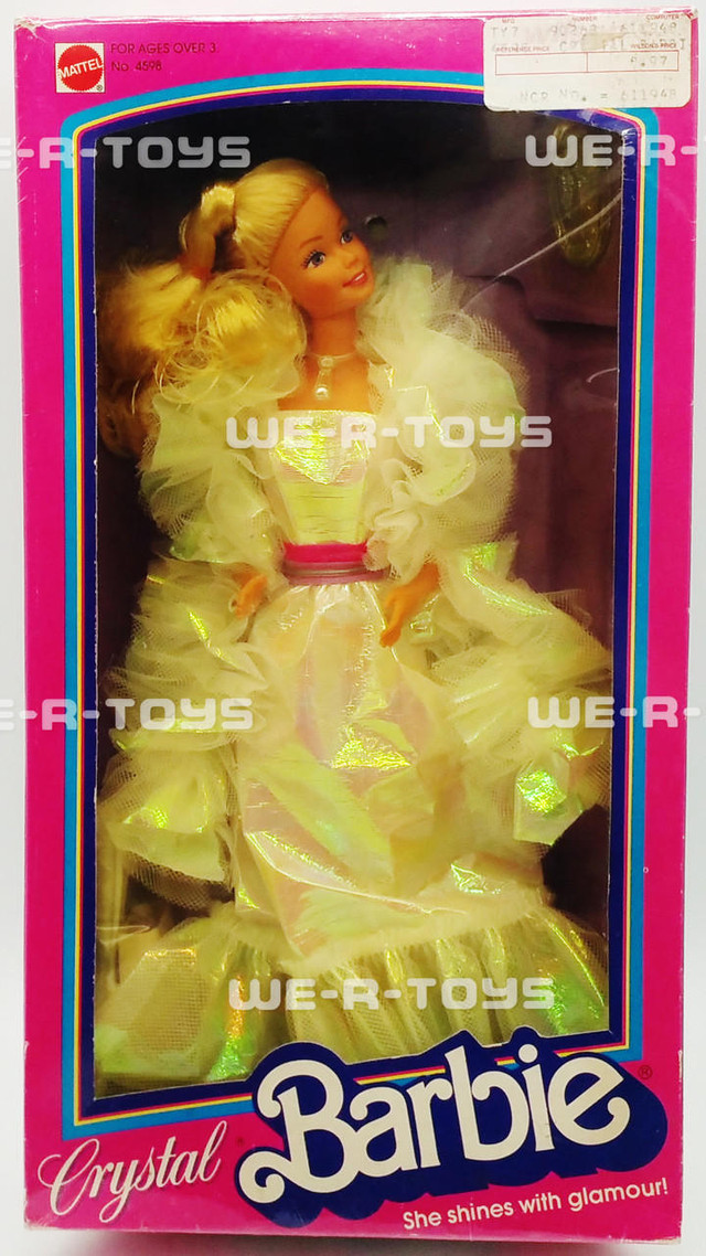 Barbie Crystal Barbie Doll She Shines With Glamour 1983 Mattel No 4598
