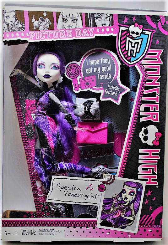 Monster High Picture Day Spectra Vondergeist Doll 2012 Mattel Y4312 ...