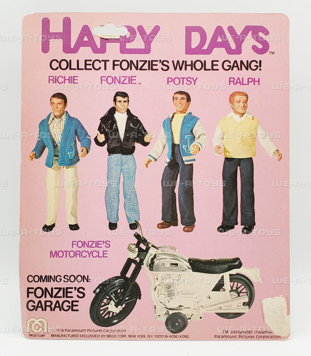Mego Corp Happy Days Potsy 8" Action Figure 1976 Paramount No. 63001/2 ...