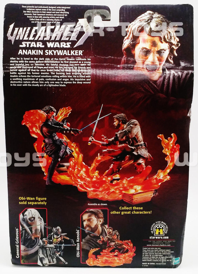 Star Wars Unleashed Anakin Skywalker Action Figure Hasbro 2005 #85304 ...