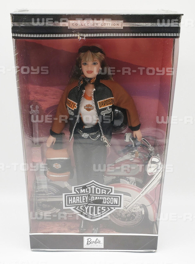 Barbie Harley Davidson Motorcycle Toy Vehicle 1999 Mattel 26132 - We-R-Toys