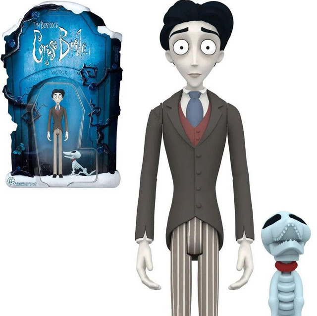 Super7 Tim Burton s Corpse Bride Victor Van Dort 3.75" ReAction Figure ...