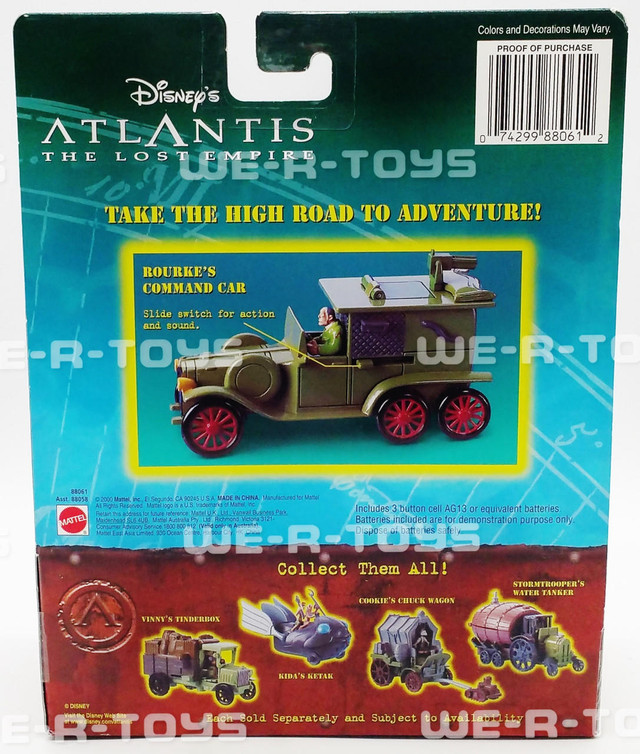 Disney's Atlantis the Lost Empire Stormtrooper's Water Tanker Vehicle ...