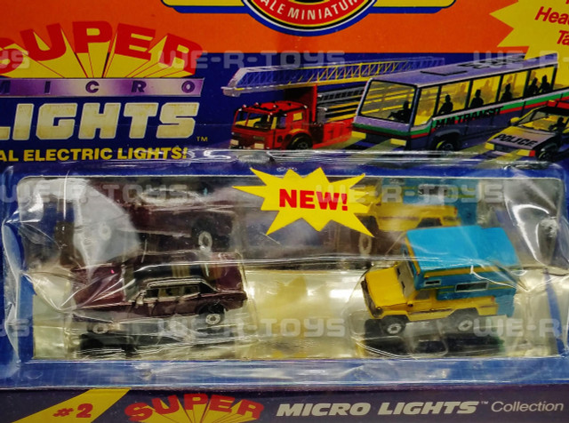 Micro Machines Super Micro Lights Collection #2 Vehicles Galoob 1990 ...