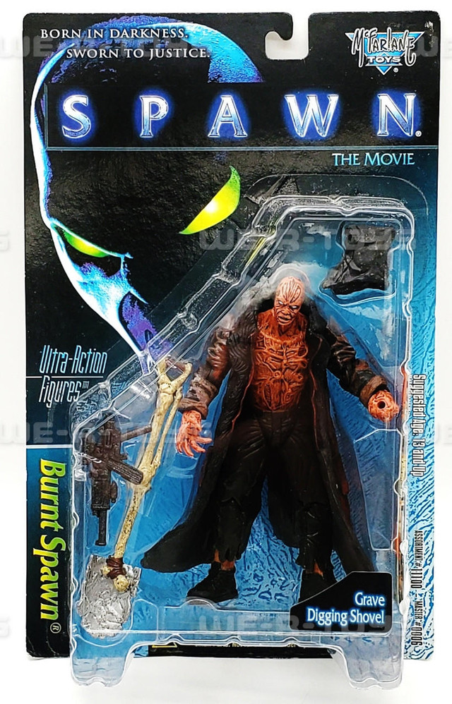 Spawn the Movie Burnt Spawn Ultra-Action Figure McFarlane 1997 NRFP ...
