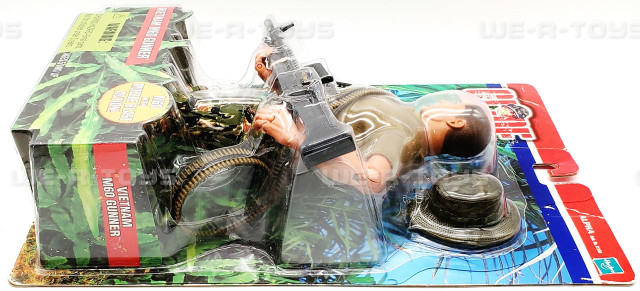 G.I. Joe Vietnam M60 Gunner Action Figure Hasbro 2001 No. 81649 NRFB ...
