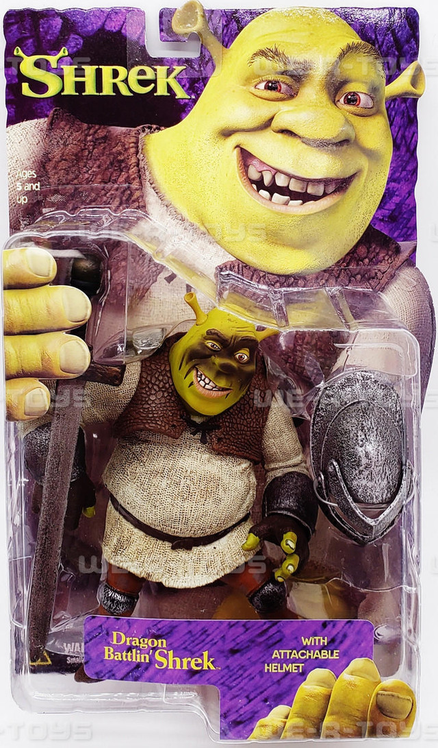 Dragon Battlin' Shrek Action Figure With Attachable Helmet McFarlane ...