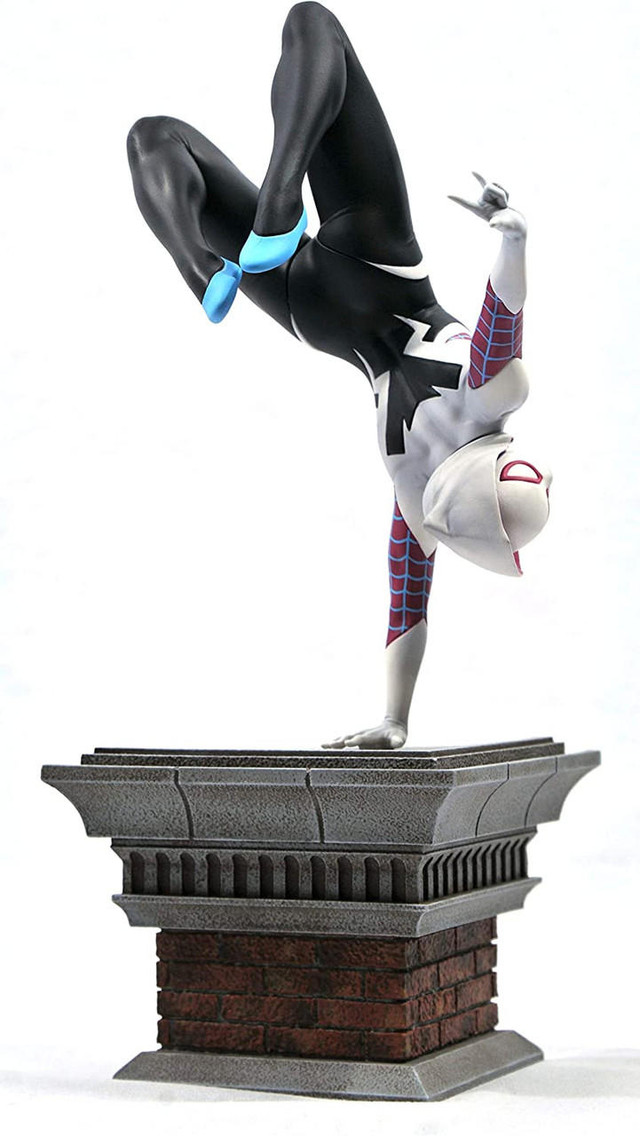 Marvel Gallery Ghost Spider Handstand Version PVC Diorama Figure 11 ...