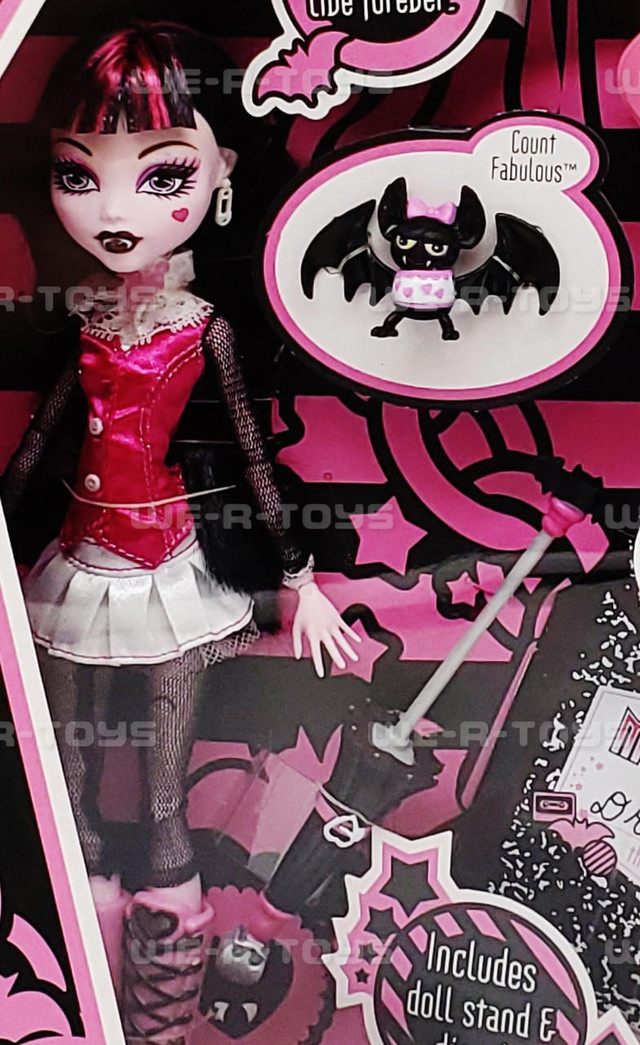 Monster High Wave 1 First Generation Draculaura Doll With Count ...