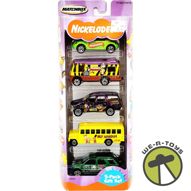 Matchbox Nickelodeon 5-Pack Gift Set 2000 Mattel #95322 NEW - We-R-Toys