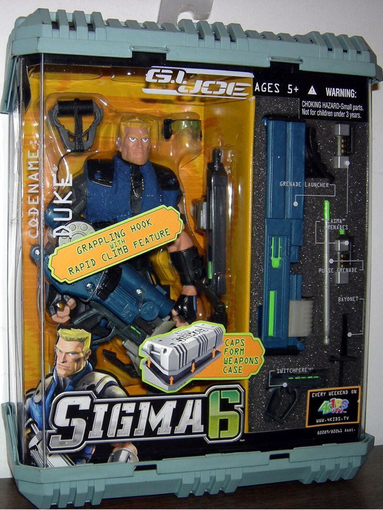 G.I. Joe Sigma 6 Duke Action Figure with Accessories 2005 Hasbro - We-R ...