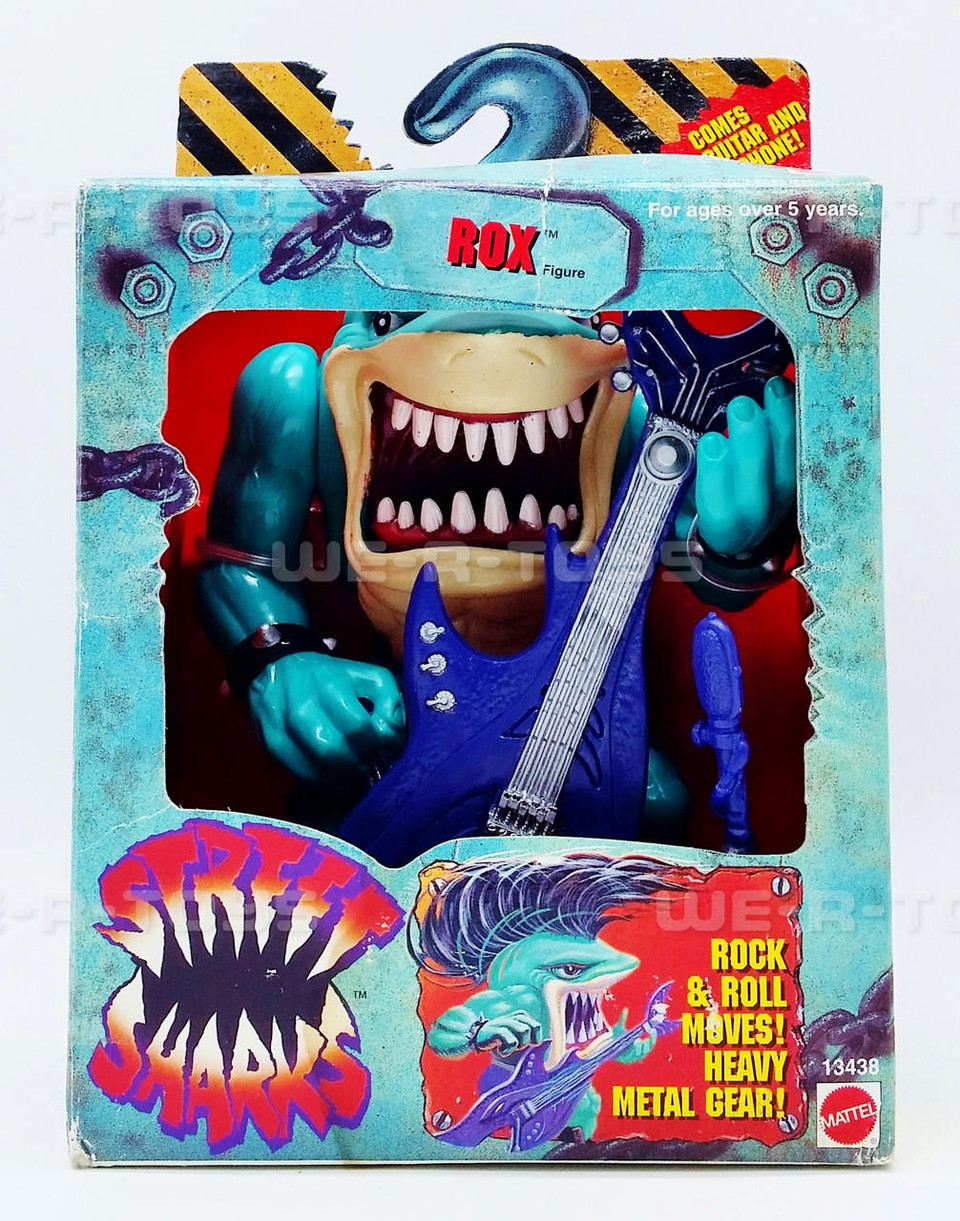 Street Sharks Rox Action Figure with Guitar and Microphone 1995 Mattel ...