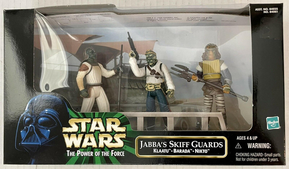 Star Wars The Power of the Force Jabba's Skiff Guards Figure Set 1998 ...