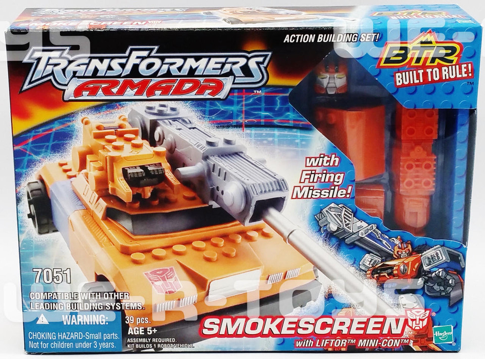 Transformers Armada Smokescreen With Liftor Mini-Con Building Set BTR ...
