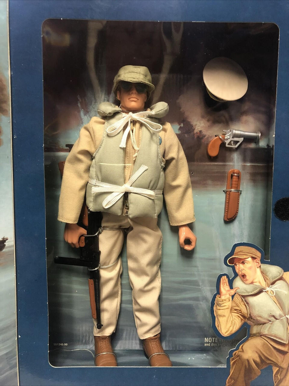 GI Joe Classic Collection WW II Forces PT-Boat Commander 12" Figure ...