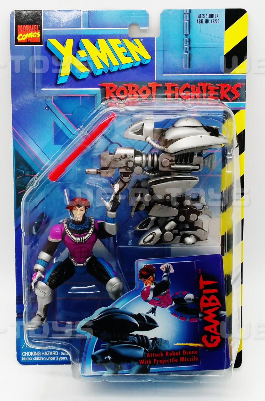 Marvel's X-Men Robot Fighters Gambit Action Figure Toy Biz 1997 No ...