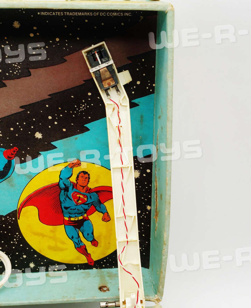 DC Comics Superman Record Player Vintage 1978 USED - We-R-Toys