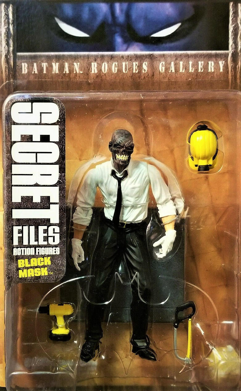 DC Direct Batman Rogues Gallery Secret Files Black Mask Action Figure ...