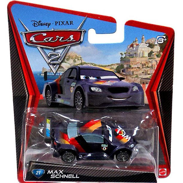 Disney Pixar CARS 2 Max Schnell #21 Diecast Vehicle - We-R-Toys