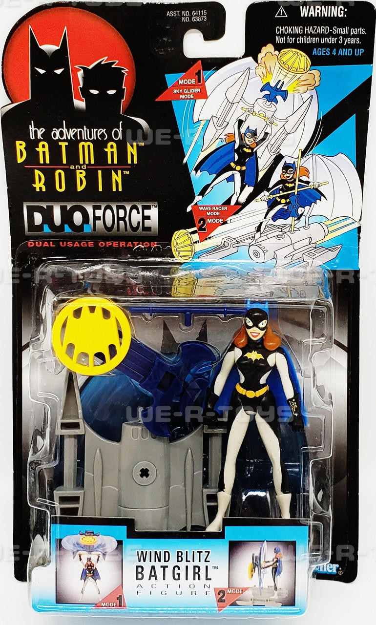 The Adventures of Batman & Robin Duo Force Wind Blitz Batgirl Action ...