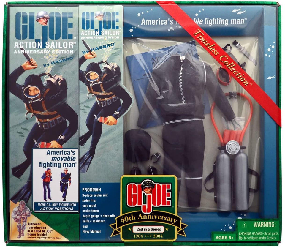 GI Joe 40th Anniversary Action Sailor Frogman Figure Timeless ...