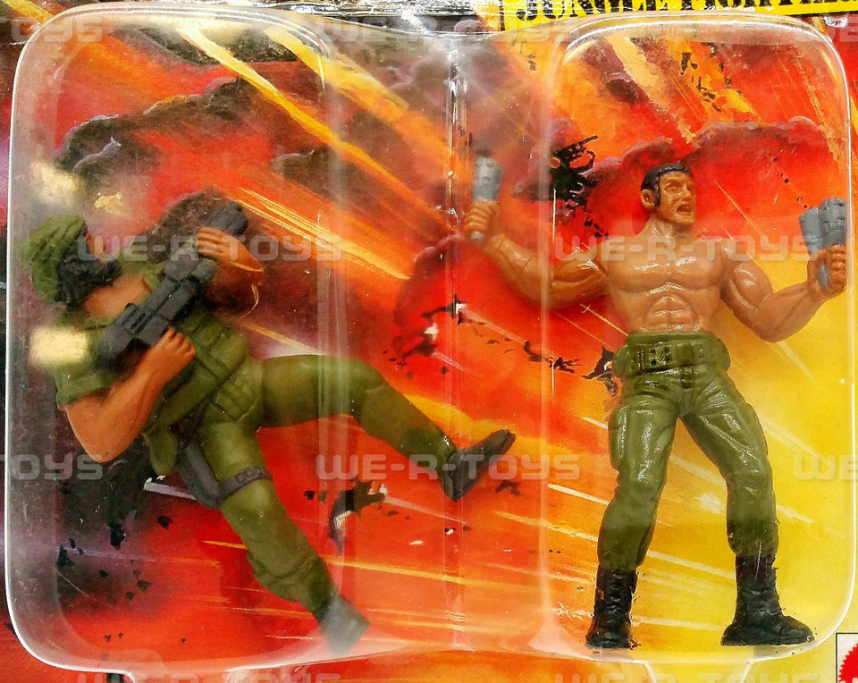 GUTS! Jungle Fighters Hair Trigger & Cool Hand Action Figures Mattel ...