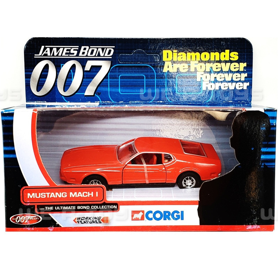James Bond 007 Diamonds Are Forever Mustang Mach 1 2002 Corgi #TY02102 ...