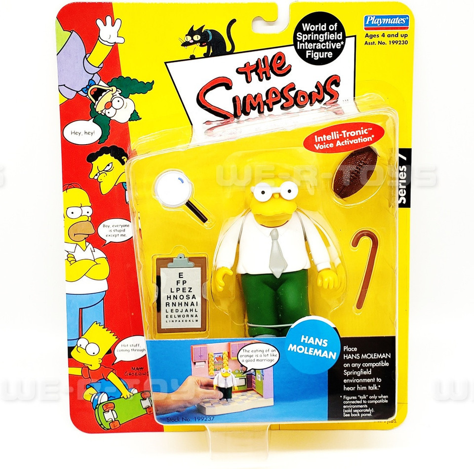 The Simpsons World of Springfield Interactive Figure Hans Moleman ...