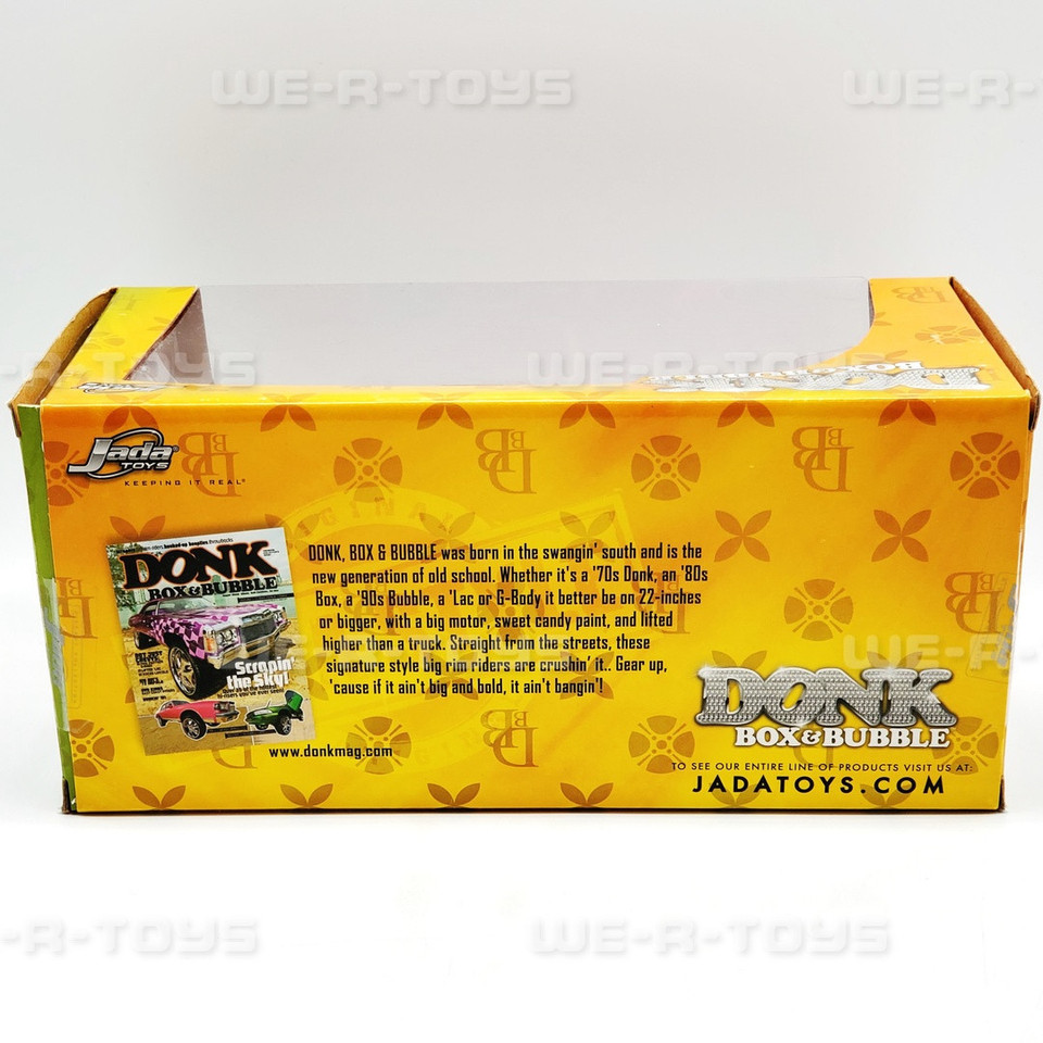 Donk Box & Bubble 1986 Chevy Monte Carlo Vehicle Jada Toys 2006 No ...