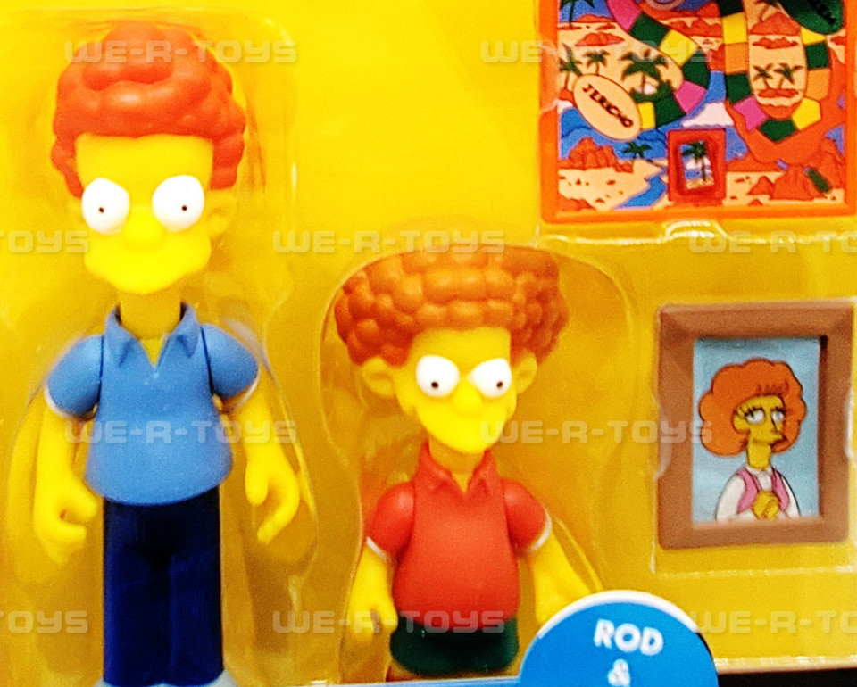 The Simpsons World of Springfield Interactive Figures Rod & Todd ...