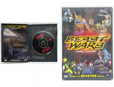 Beast Wars DVD Classic Episodes Where The Beasties Began USED - We-R-Toys