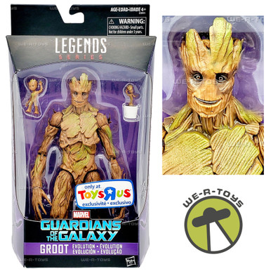 Marvel Legends Series Guardians of the Galaxy Groot Evolution 6" Action ...