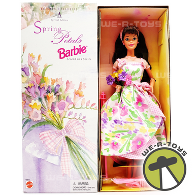 Spring Petals Barbie Doll Brunette Avon Exclusive Special Edition 1996 ...