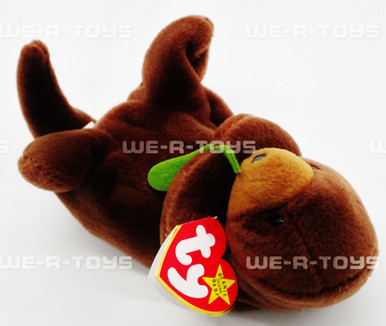 Ty Beanie Baby Seaweed the Otter Plush 1995 New With Tags - We-R-Toys