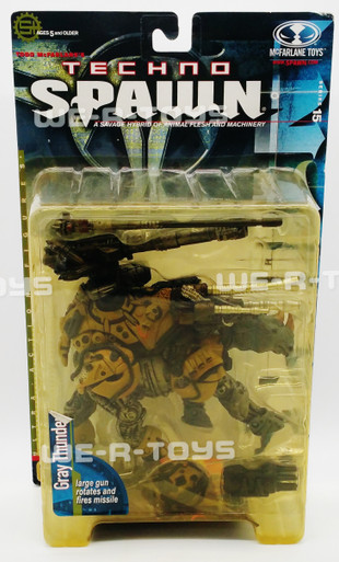 Techno SPAWN Gray Thunder Rhino Action Figure Series 15 McFarlane Toys ...