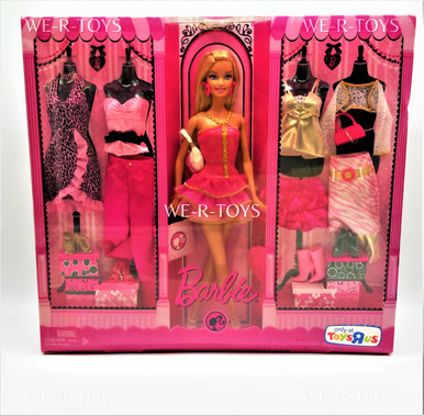 2008 Barbie Doll & Fashions Giftset With 5 Fashions Toys R Us Exclusive ...