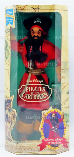 Walt Disney's Pirates of the Caribbean Captain Doll 1993 Mattel NRFB ...