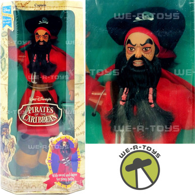 Walt Disney's Pirates of the Caribbean Captain Doll 1993 Mattel NRFB ...