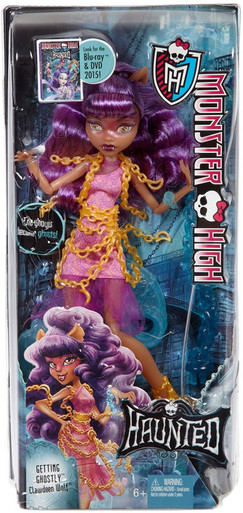 Monster High Haunted Getting Ghostly Clawdeen Wolf Doll 2014 Mattel ...