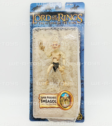 Lord of the Rings Super Poseable Smeagol with The One Ring Action ...