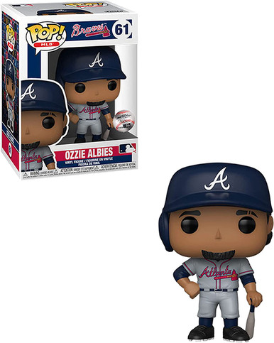 Funko POP! MLB #61 Ozzie Albies Braves Road Uniform Vinyl Action Figure - We-R-Toys